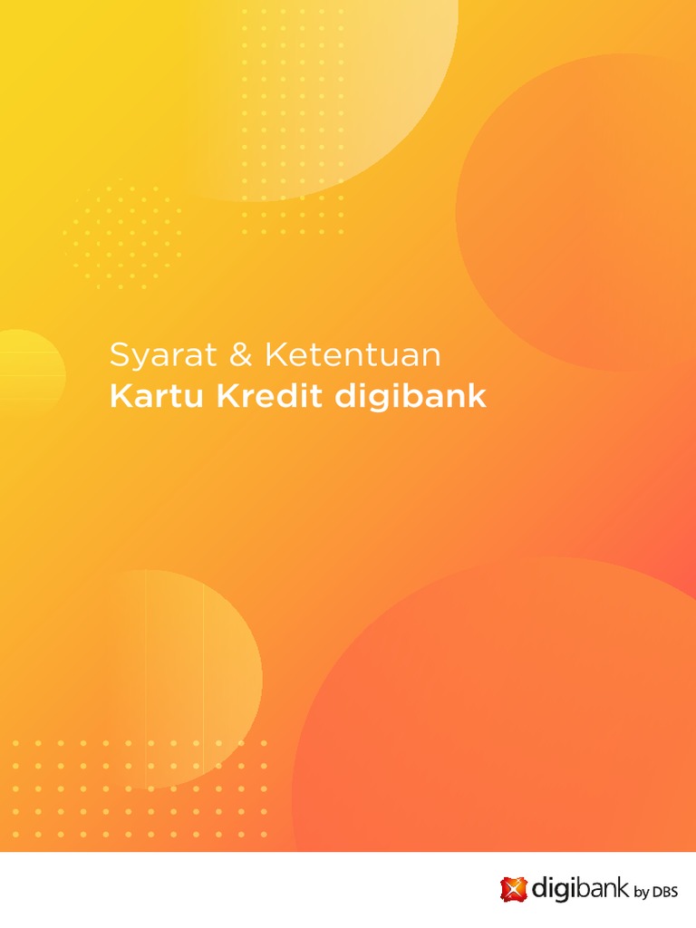 S K Kartu Kredit Digibank | PDF
