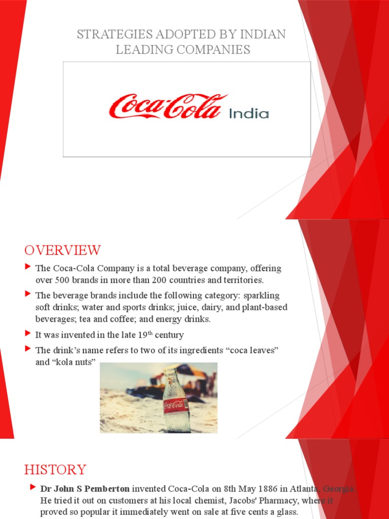 Strategies Adopted by Cocacola | PDF | The Coca Cola Company | Drink