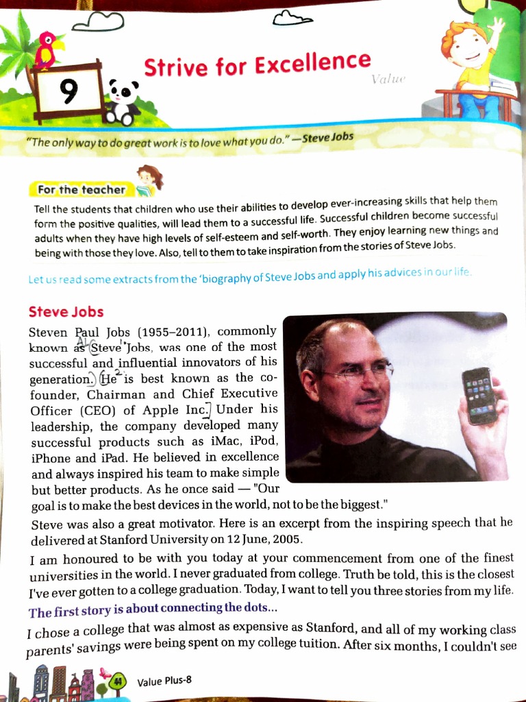 CH 9 Val Edu PDF Back Ex | PDF | Steve Jobs | Typography