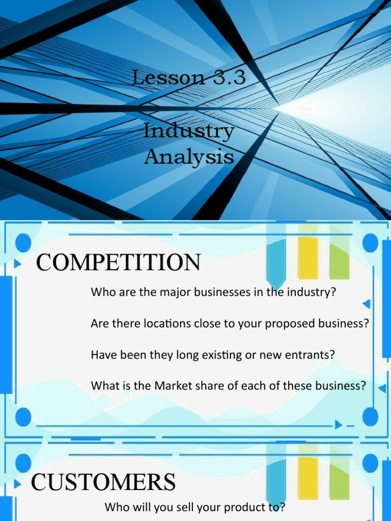 Industry Analysis Guide for Entrepreneurs | PDF