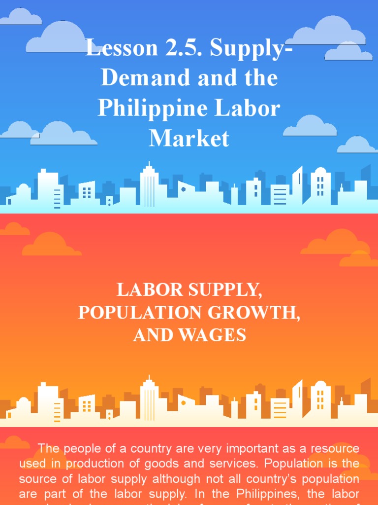 Philippine Labor Market Dynamics | PDF | Labour Economics | Minimum Wage
