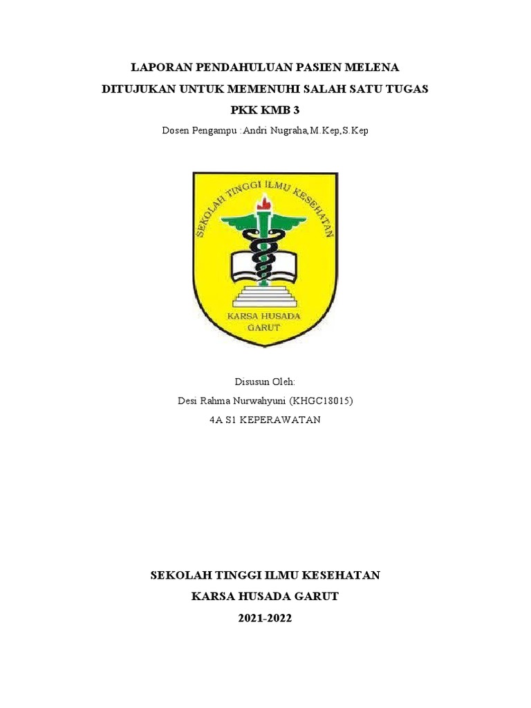 LP Pasien Melena (SDKI) | PDF