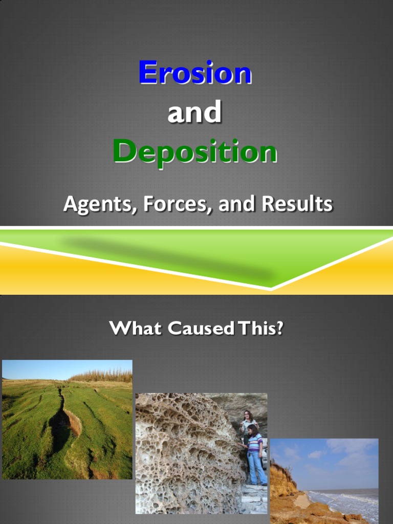 Erosion and Deposition Notes | PDF | Erosion | Sediment