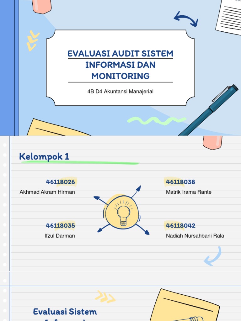 Kelompok 1 - Audit Sistem Informasi Dan Monitoring | PDF