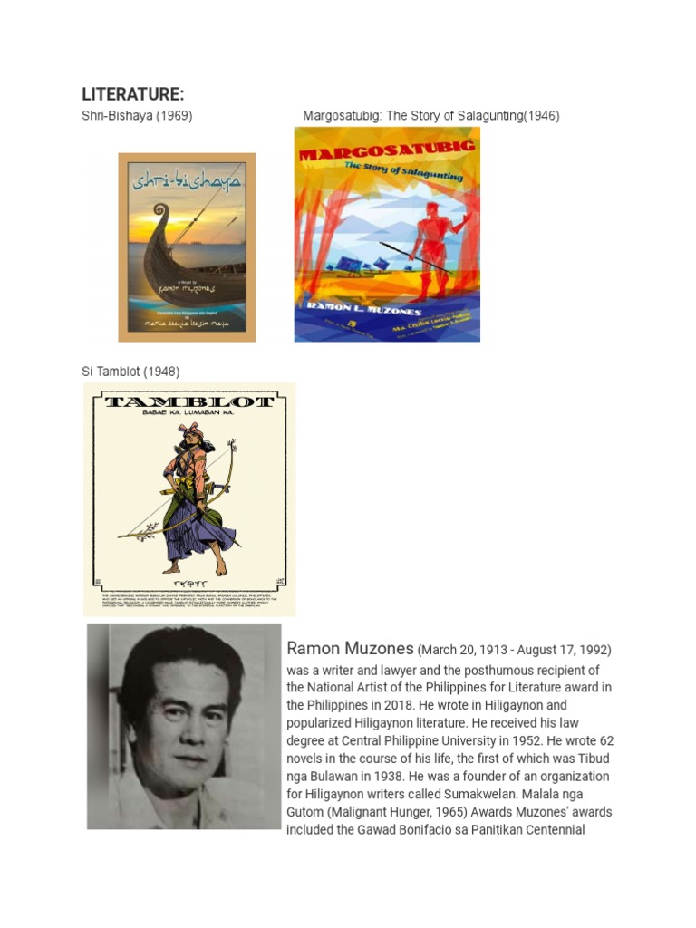 Ramon Muzones: A Prolific Hiligaynon Writer and Critic of Socio ...
