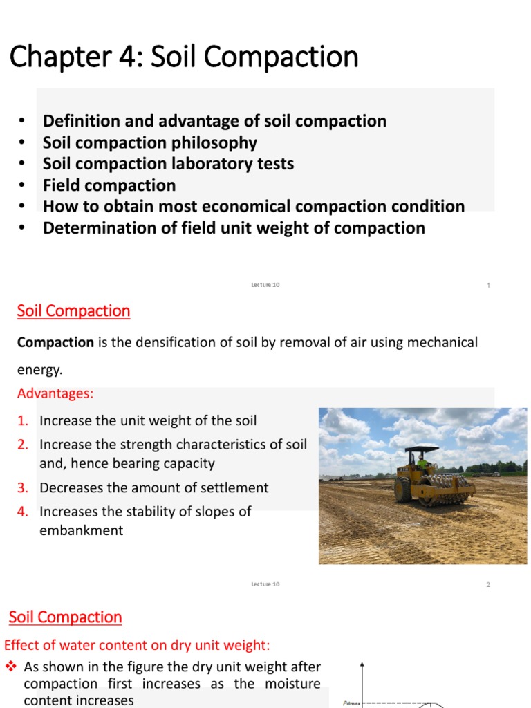 Chapter 4: Soil Compaction | PDF | Soil | Nature