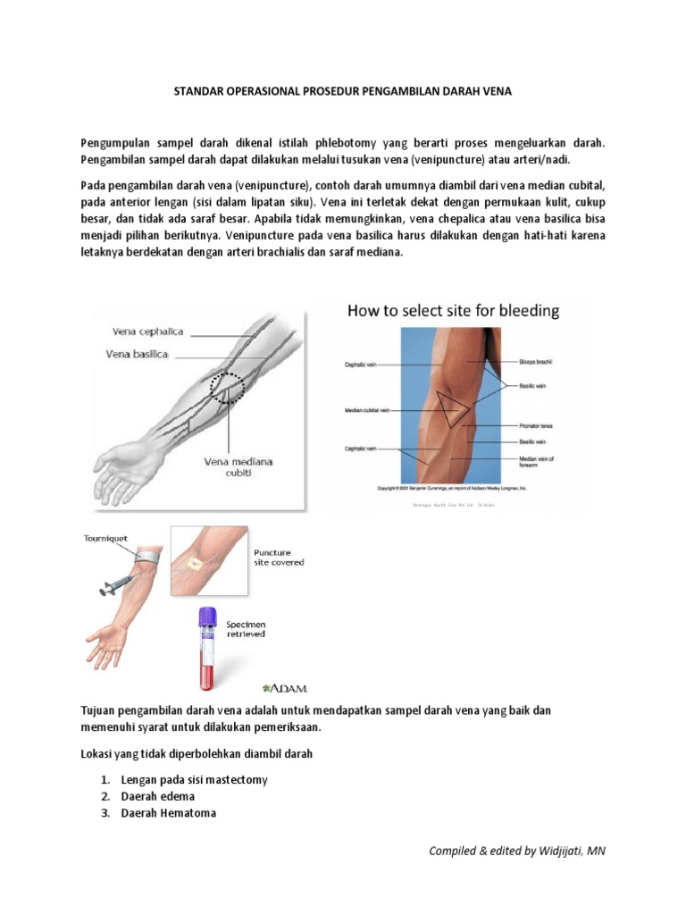 Sop Prosedur Pengambilan Darah Vena | PDF