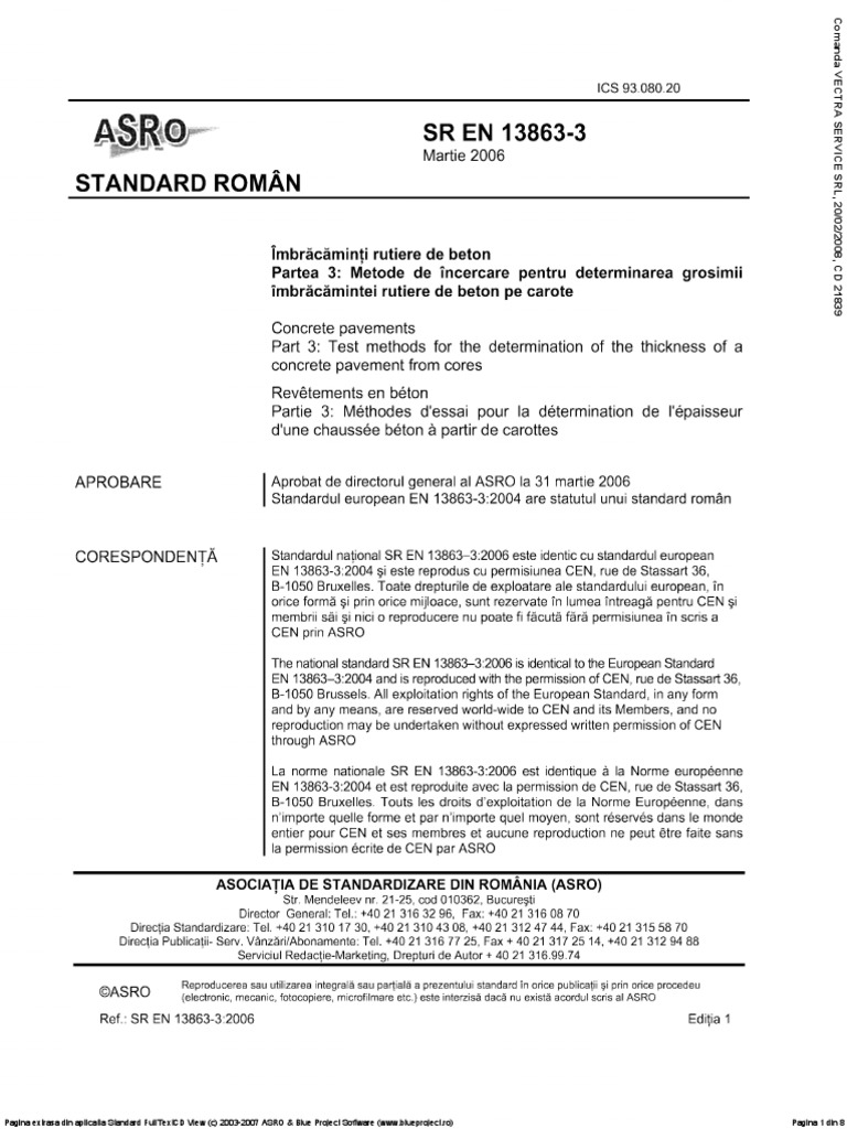SR en 13863 3 2006 | PDF