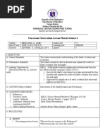 Lesson Plan-Rotation of Earth | PDF | Rotation | Earth