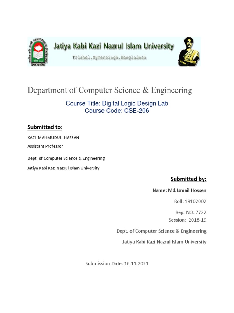 DLD Lab-Report | PDF | Arithmetic | Mathematics