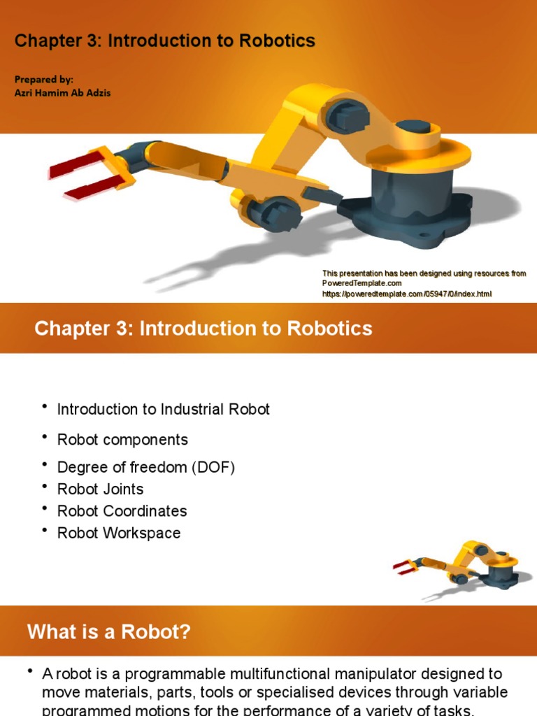 Chapter 3: Introduction To Robotics | PDF | Radius | Mechanical Engineering