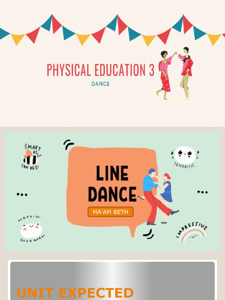 PE 3 LESSON 2 Sept.27 Oct 2 Line Dance | PDF | Foot | Performing Arts