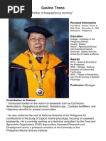Gavino Trono: Father of Seaweed Diversity | PDF