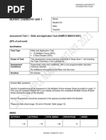 IA1 Data Test Practice #2 (Solns) | PDF | Electrode | Redox