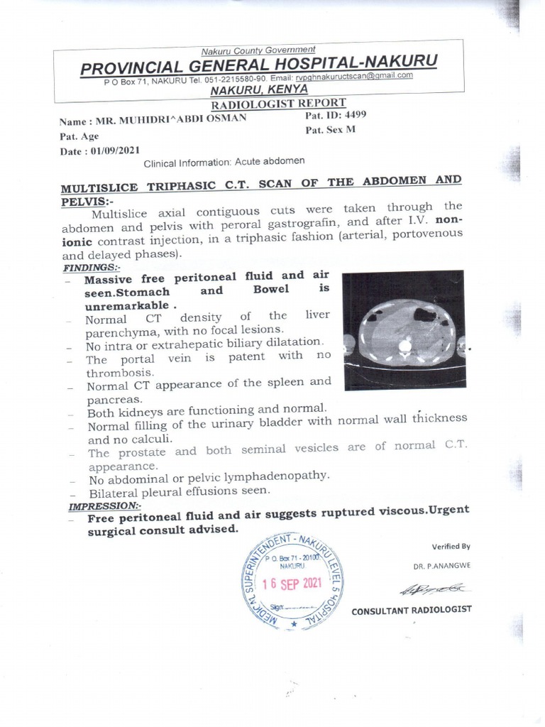 Nakuru Hospital Documents | PDF