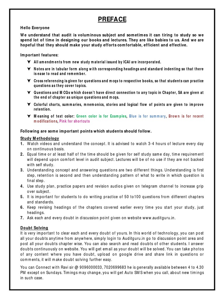 Sa Notes | PDF | Audit | Internal Control