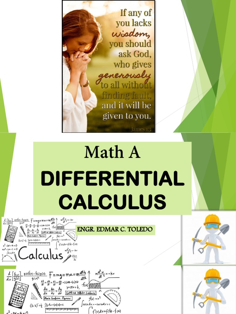Introduction To Differential Calculus and Lesson in Functions Math A ...