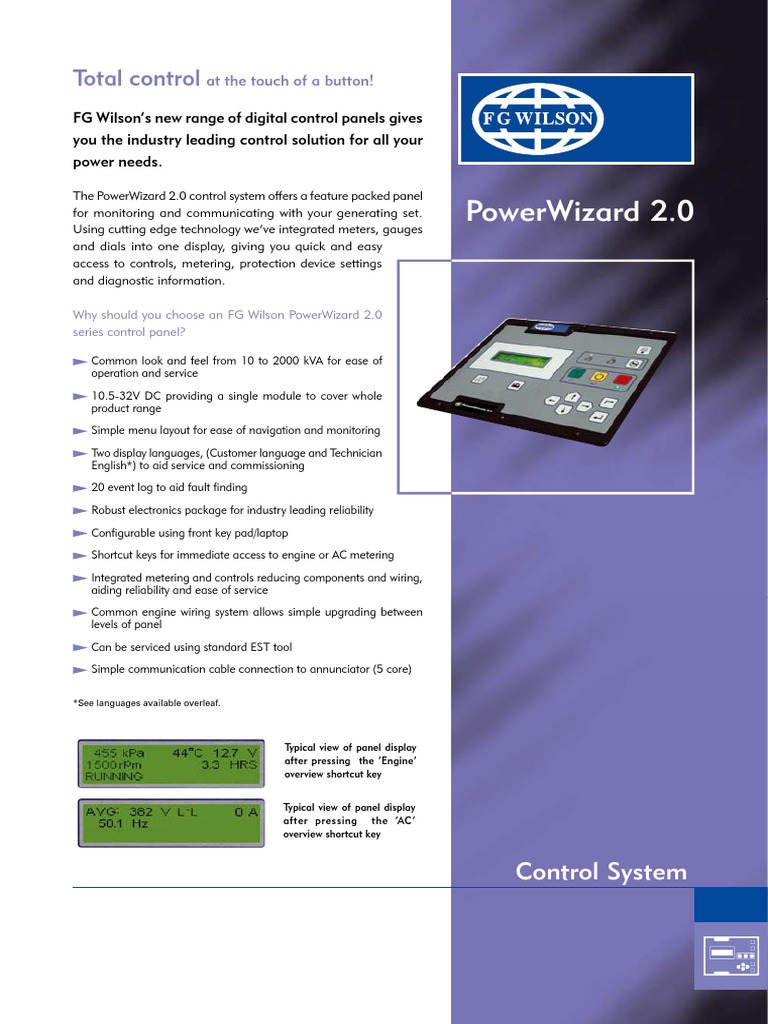 Powerwizard 2.0: Total Control | PDF | Electrical Wiring | Alternating ...