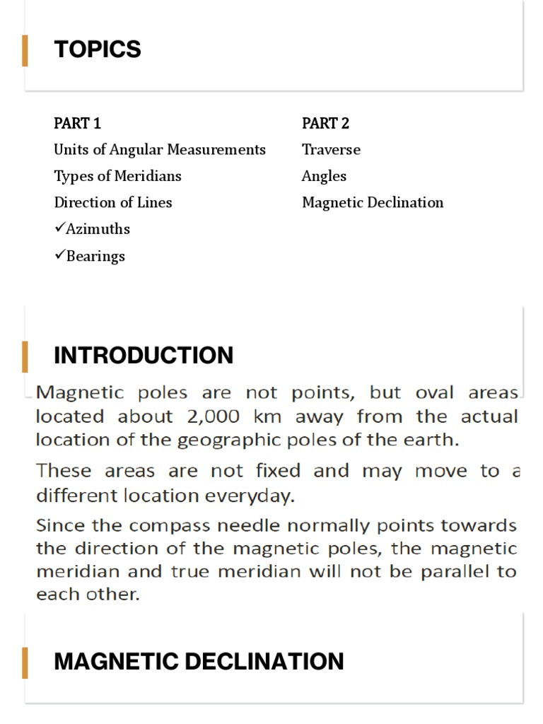 Lecture 4 Measurement of Angles and Direction (Part 2) | PDF | Azimuth ...
