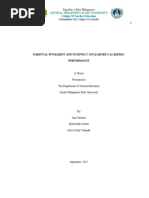 Filipino Parental Involvement Review | PDF