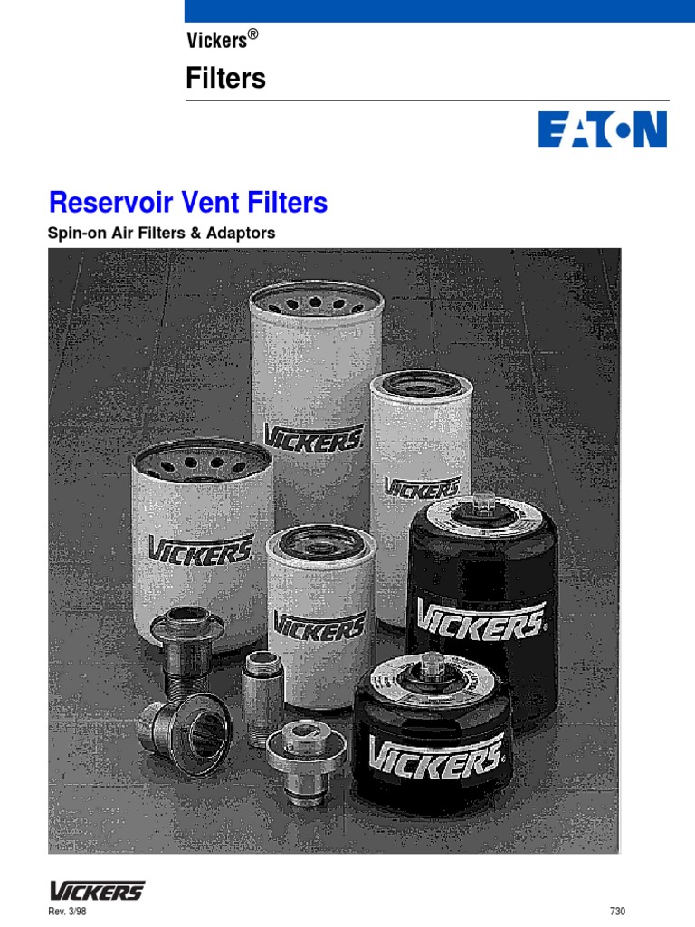 Reservoir Vent Filters | PDF | Filtration | Mechanical Engineering