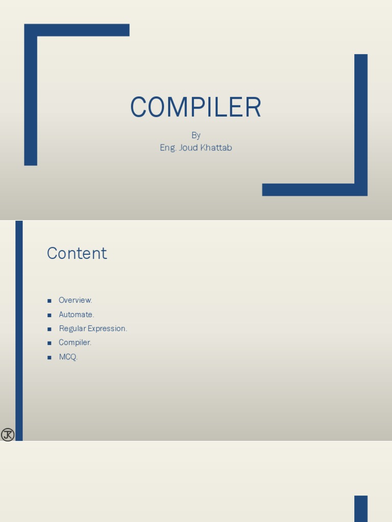 Compiler | PDF