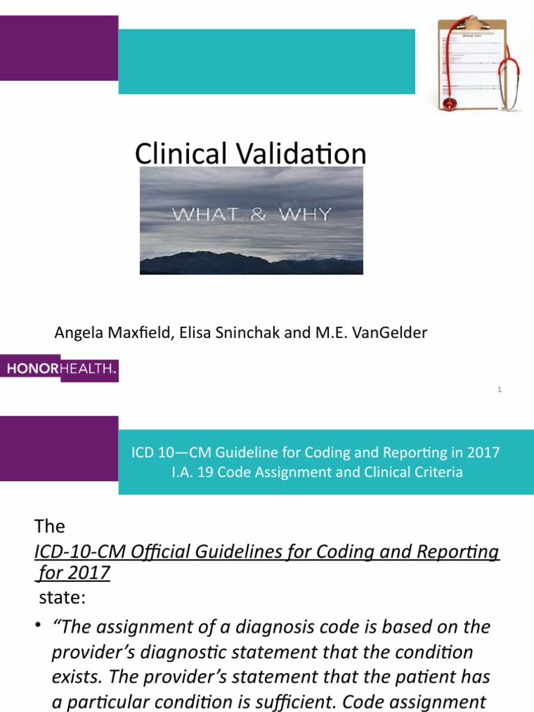 Clinical Validation in ICD-10 Coding | PDF | Medical Diagnosis | Sepsis