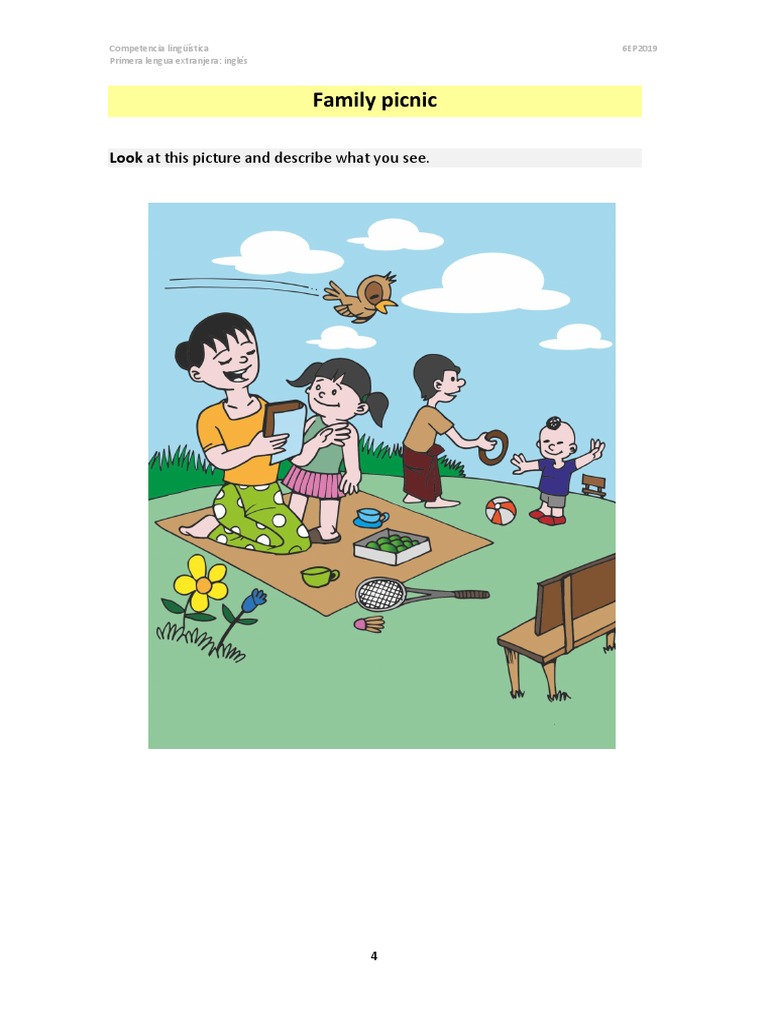 A Family Picnic by the Lake | PDF | Cognitive Science | Linguistic ...