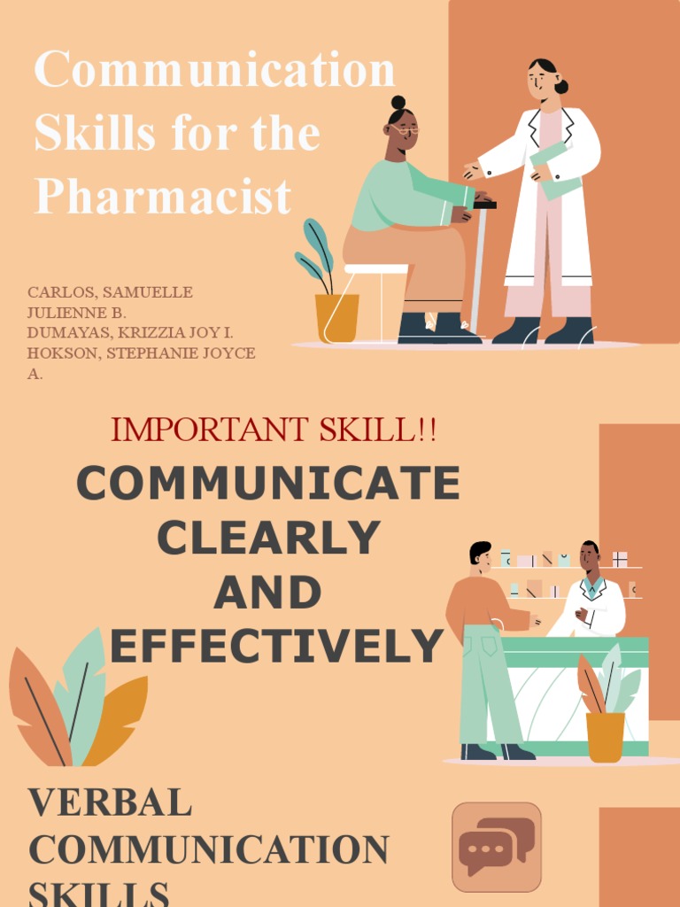Effective Communication for Pharmacists | PDF | Electronic Health ...