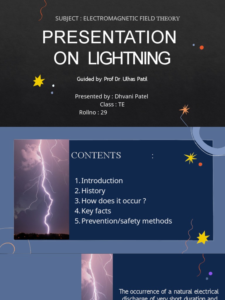 ON LIGHTNING (Rollno.29) | PDF | Lightning | Thunderstorm