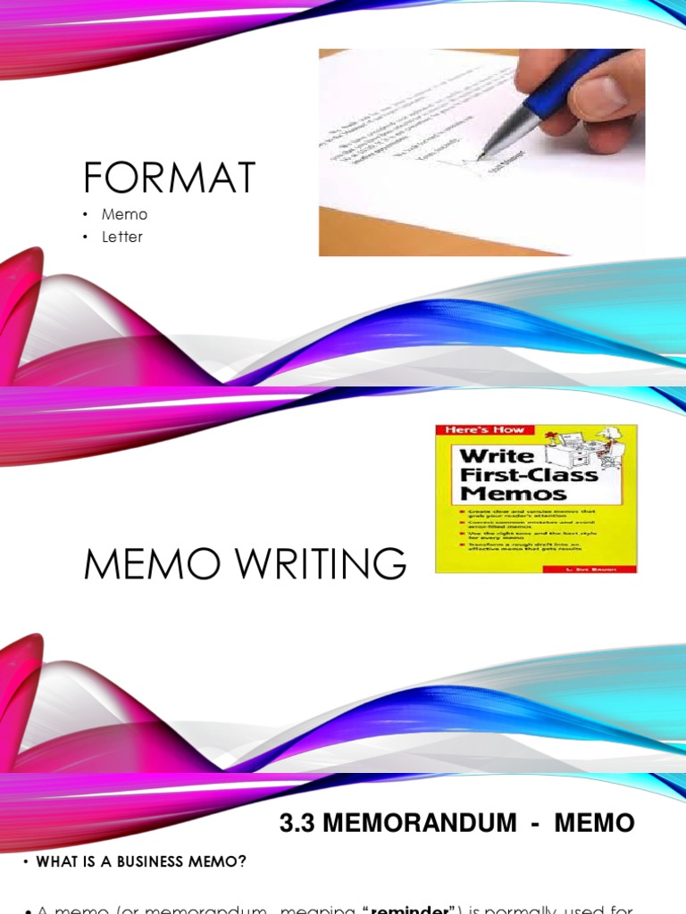 Memo and Letter | PDF | Memorandum | Paragraph