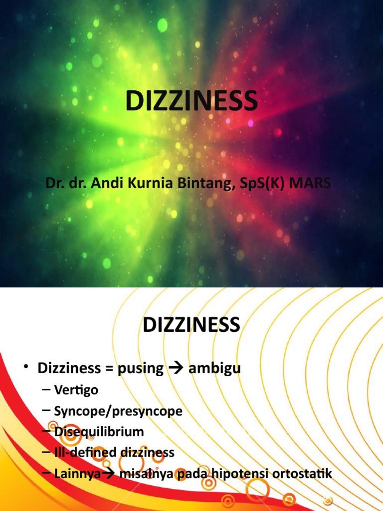 Dizziness | PDF