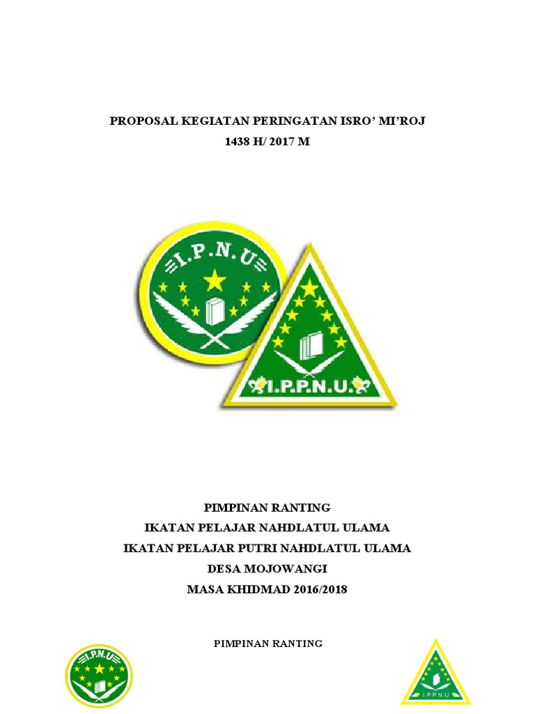 Proposal Kegiatan Peringatan Isro | PDF