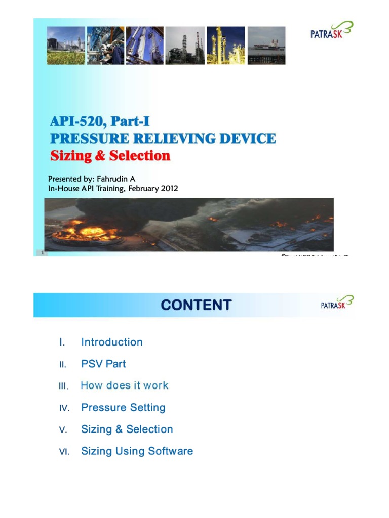 Api Training Relieve Device Api 520 - pt01 | PDF | Valve | Building ...