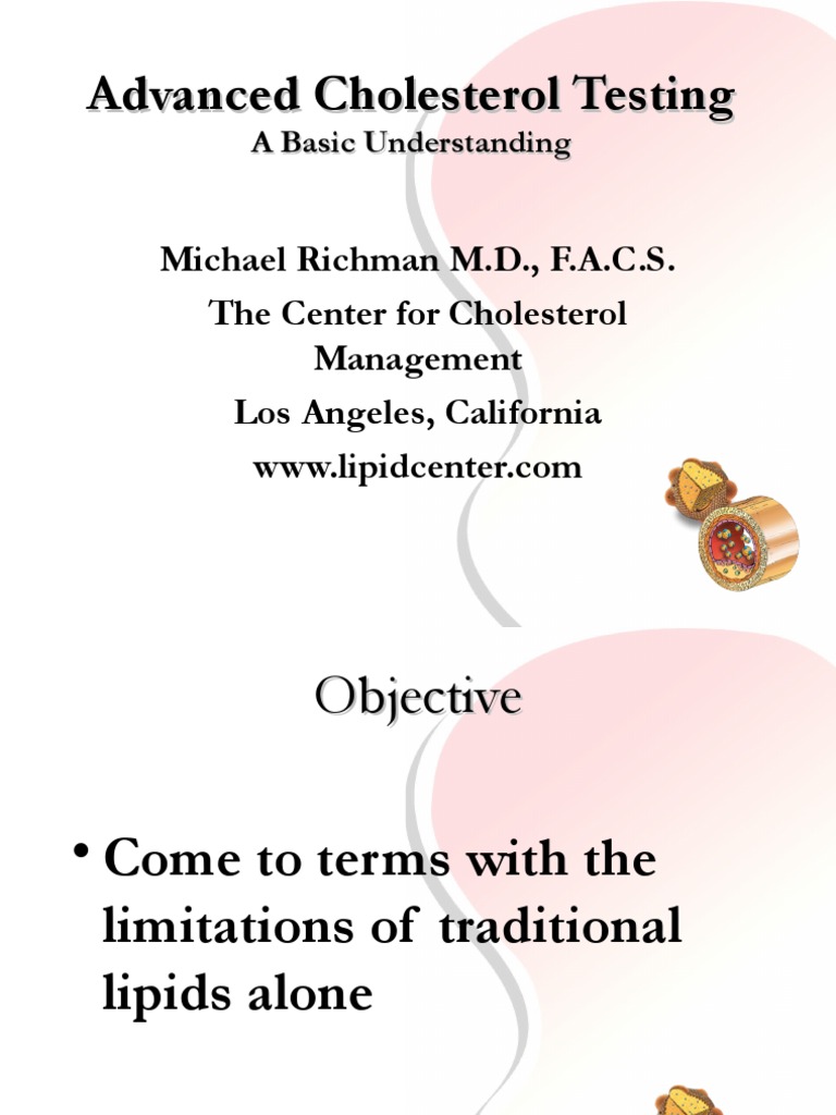 Advanced Cholesterol Testing | PDF | Low Density Lipoprotein | High ...