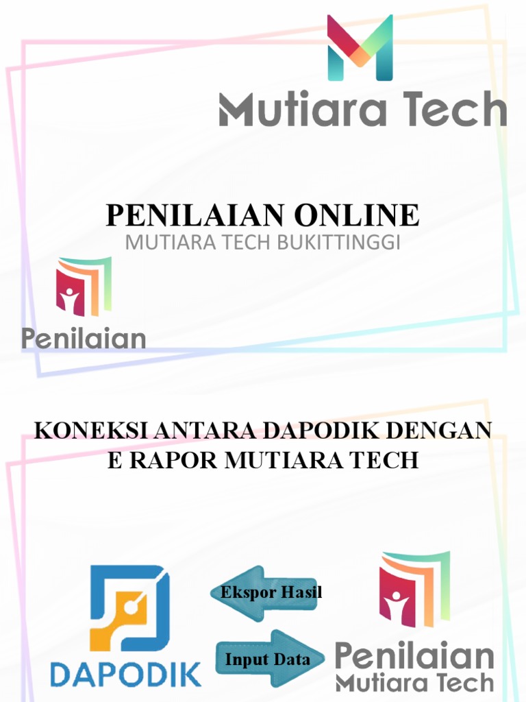 Aplikasi E-Rapor Mutiara Tech SD | PDF | Komputer