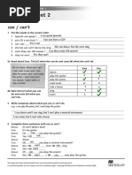 Can Vs Can-T Worksheet Live Worksheets | PDF | Worksheet | English Language