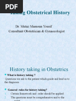 Obstetric History Guide | PDF | Pregnancy | Childbirth