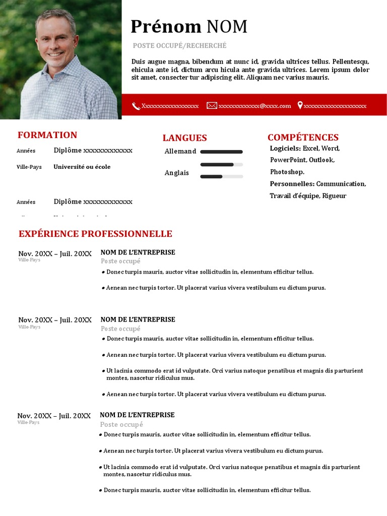 129 Modele CV Formateur | PDF | Motivation | Motivant