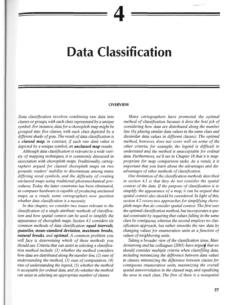 Data Classification: Classes or Groups, With Each Class Represented A ...