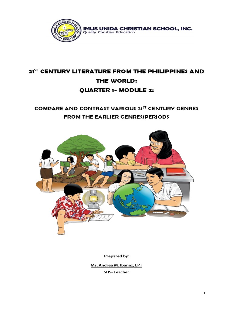 21st Century Literature: Genres Compared | PDF | Poetry | Plot (Narrative)
