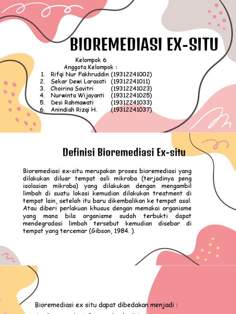 Kel 6 - Ex Situ (Fase Cair) | PDF