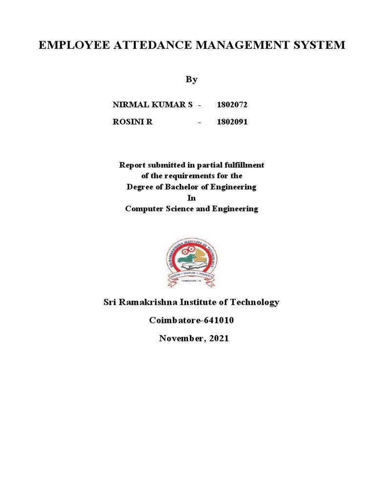 Sample Idp Report Final | PDF | Software Testing | Relational Database