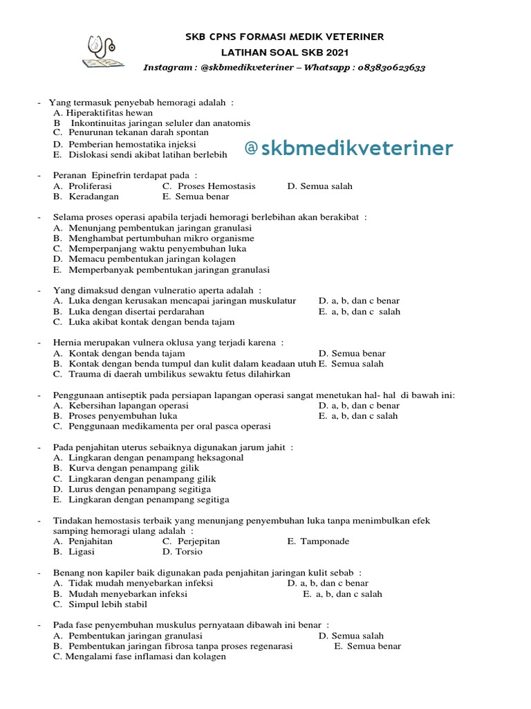 Latihan Soal SKB 2.2 | PDF