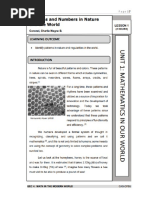 Module 1: Nature of Mathematics: Patterns and Numbers in Nature and The World | PDF ...