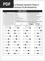 60 Questions OMR Sheet | PDF | Optical Character Recognition | Stationery
