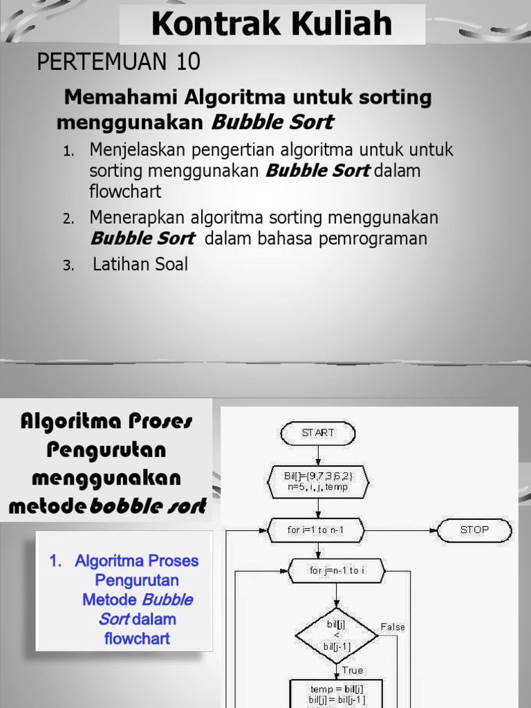 Sorting Metode Bubble | PDF