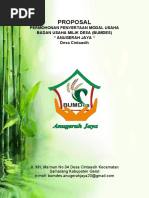 Contoh Program Kerja BUMDesa | PDF