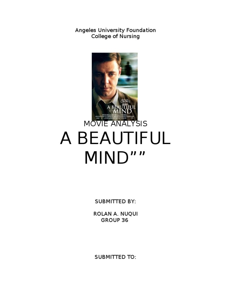 A Beautiful Mind | PDF | Schizophrenia | Mental Disorder