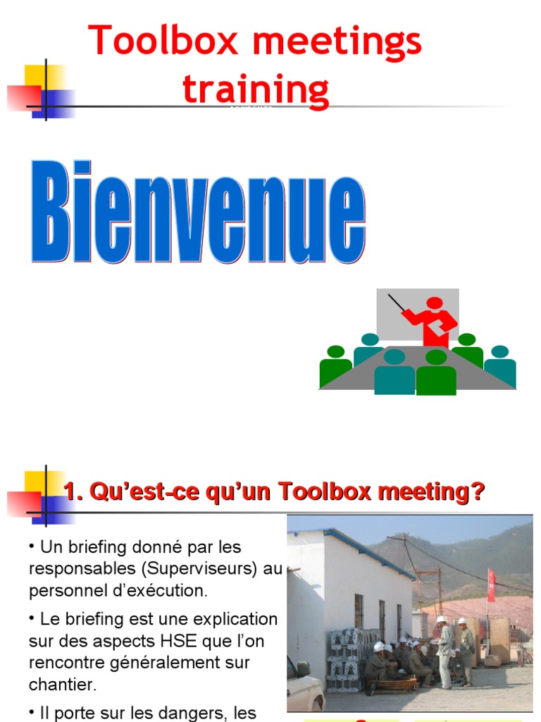 Toolbox Training | PDF | Soudage | Construction